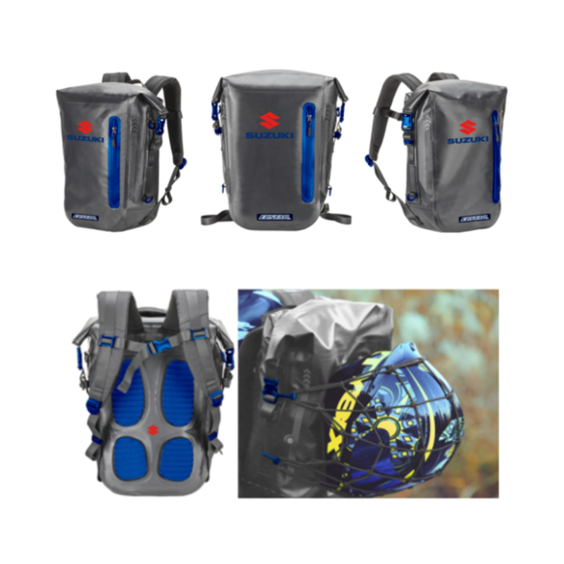 Suzuki Custom Waterproof Adventure Bag - Blue - Suzuki Canada Inc.