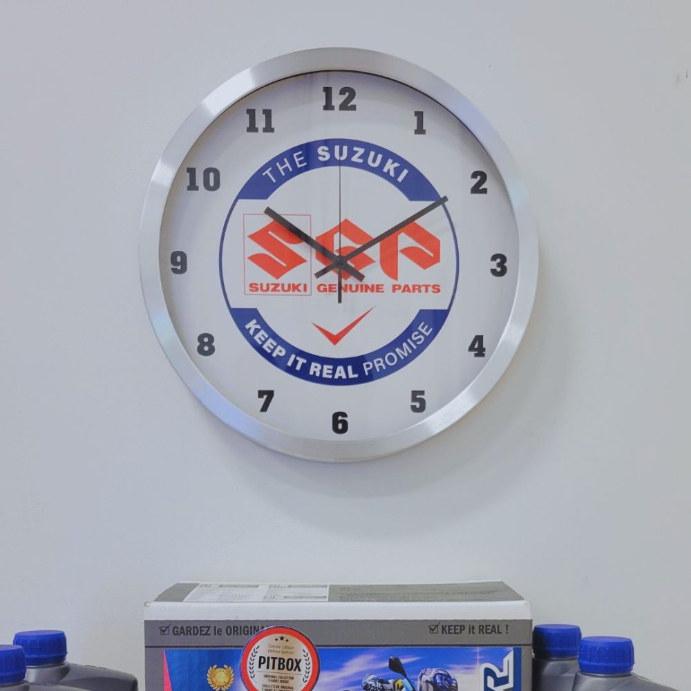 Suzuki Genuine Parts ALU Clock - Suzuki Canada Inc.